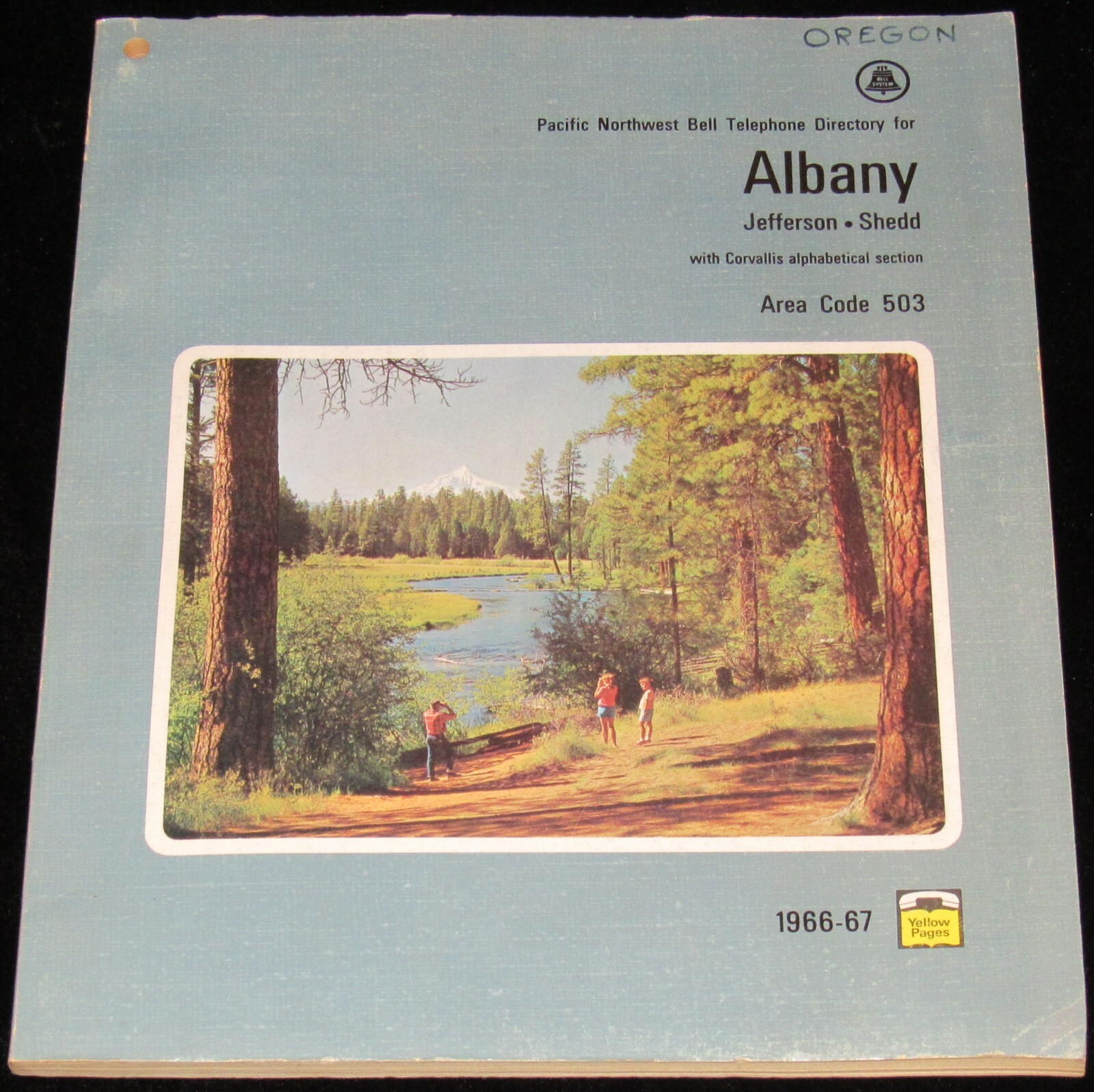 1966-67 OREGON TELEPHONE DIRECTORY, ALBANY, JEFFERSON, SHEDD | eBay