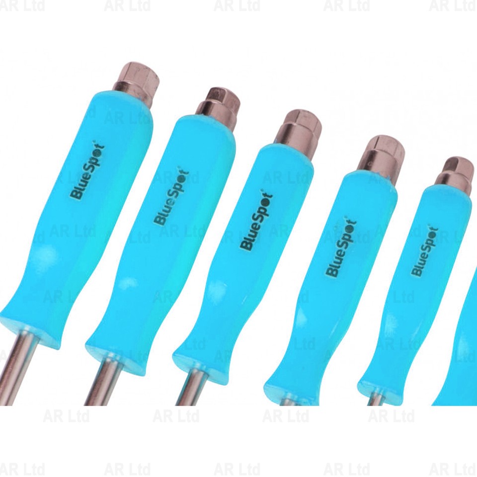 Screwdriver Set HEAVY DUTY Pozi/Cross Slotted/Flat SCREWDRIVERS PX#0-PX ...