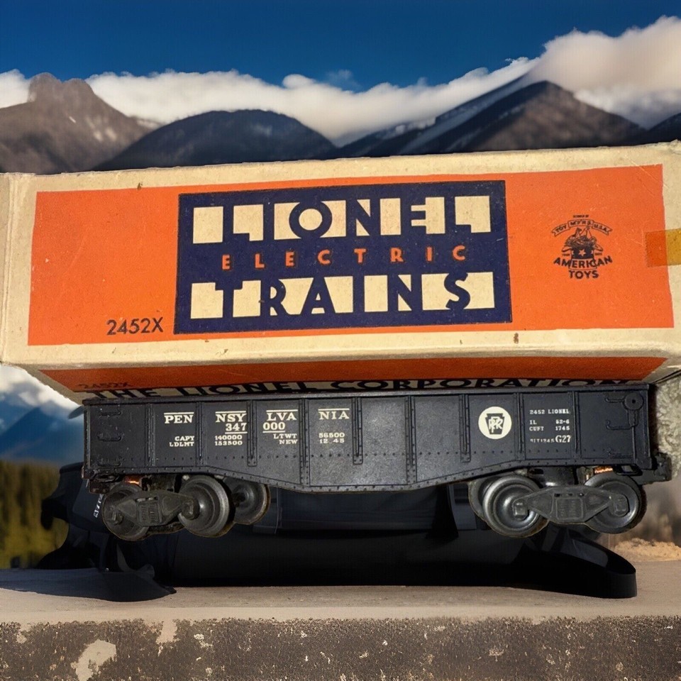 LIONEL SCARCE 2452X GONDOLA Car from the 463W set & BOX | eBay