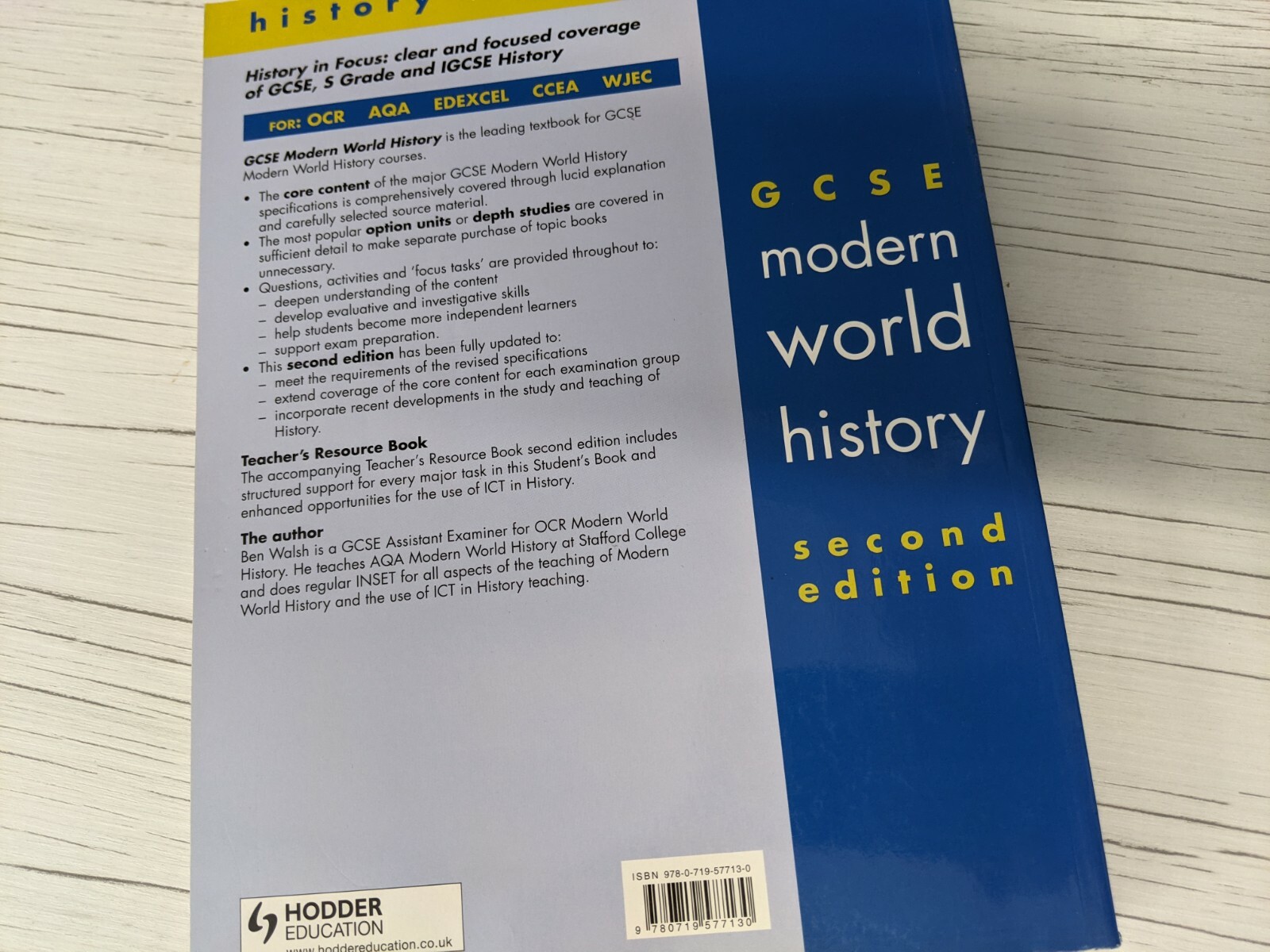 GCSE Modern World History, Second Edition Student Book by Ben Walsh ...
