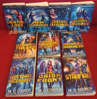 M. D. Cooper Aeon 14 - The Orion War 10 Book Lot - Paperback 1 2 3 4 5 ...