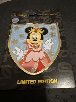Disney Pin Pink a la Mode PALM Minnie as a Princess Crest Shield NEW ...