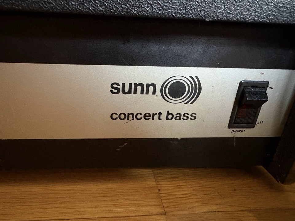 Sunn Concert Bass Amp Head 1970s Rare Solid State Vintage Guitar | eBay