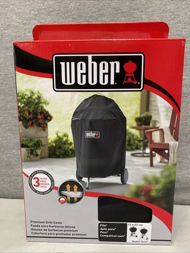 Weber 7150 Premium 22in Charcoal Grill Cover New Black Color | eBay