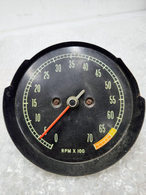 65-67 C2 Corvette Tachometer RPM Gauge Cluster Tach OEM 6500 Redline Un ...