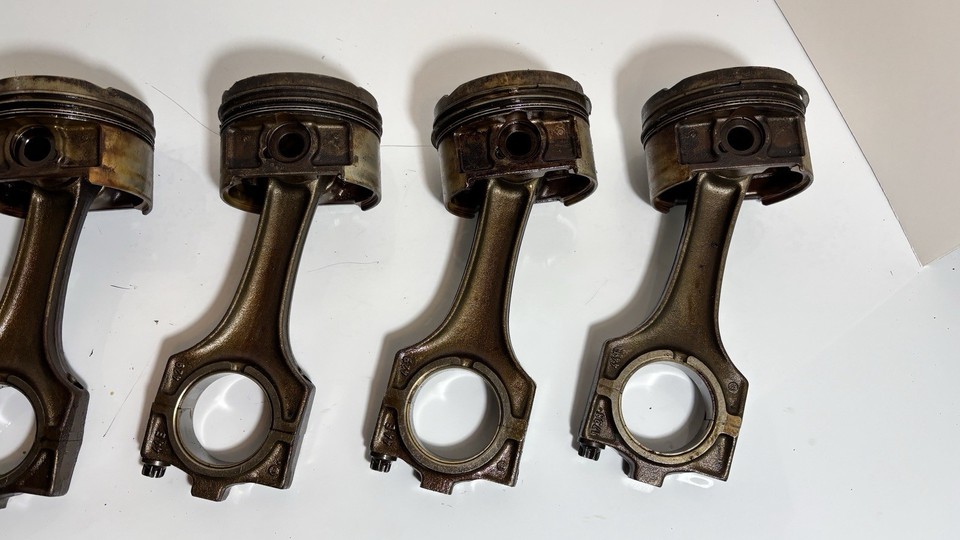 BMW E36 E39 Pistons Connecting Rod Set M52TU M52 328 328IS M52B28 2.8L ...