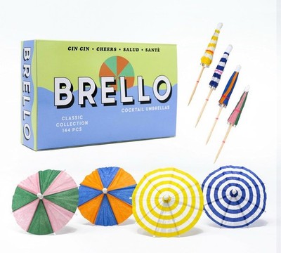 Brillo Cocktail Umbrellas 144 Count Disposable Paper Umbrellas | eBay