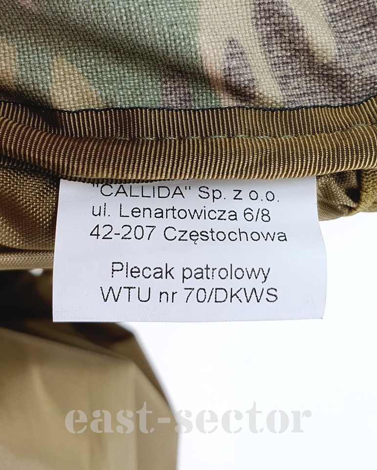 Polish Army Special Forces Military Backpack Multicam Combat Mission ...