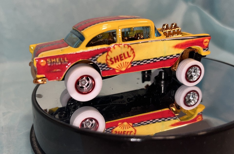 Hot Wheels 55 Chevrolet Gasser SHELL Gas & Oil ,It’s A Custom Real ...