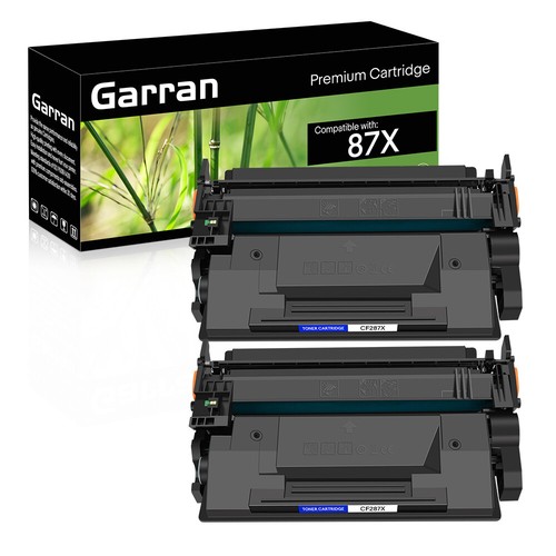 2PK CF287X Toner Compatible for HP 87X LaserJet Enterprise flow MFP ...