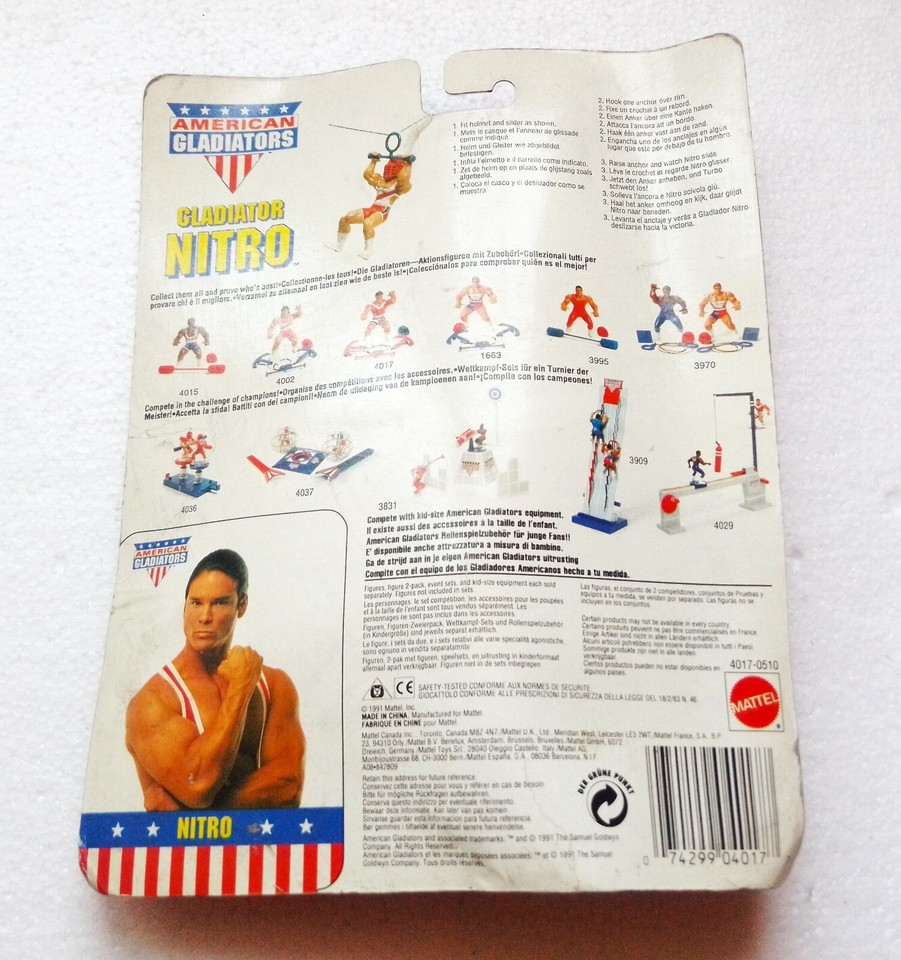 American Gladiators - NITRO - Mattel 1991 - SEALLED!!! | eBay