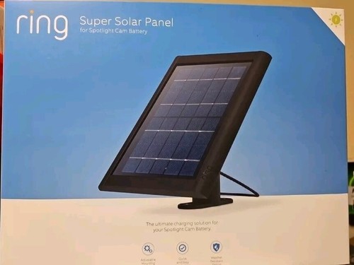 5W 5V Ring Super Solar Panel for Ring Spotlight Cam Battery Camera | eBay