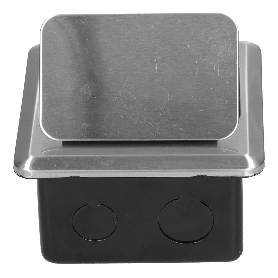 Floor Electrical Outlet Floors Socket Box Stainless Steel Panel ...