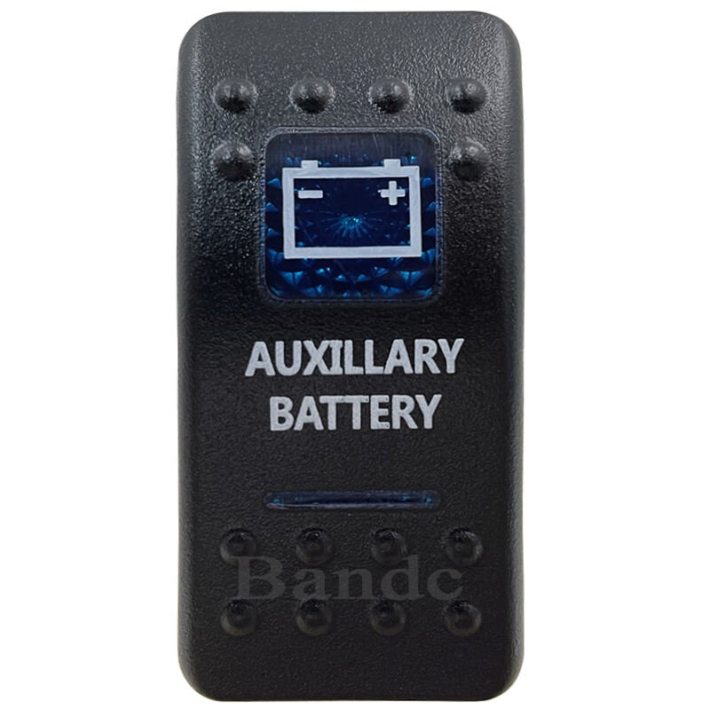 Blue Led Printed Rocker Switch Button For Car Marine Boat 12V ARB Style ...