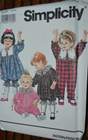 Simplicity Girls Pattern 7530 DRESS JUMPSUIT PANTALOONS Sz 1/2-4 Uncut ...
