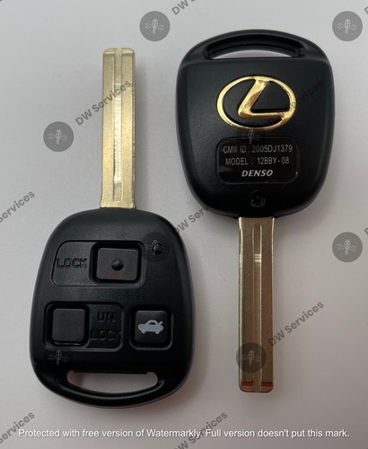 NEW! Lexus 3-button remote head key fob HYQ1512V - 4C ES/GS/IS 300 GS ...