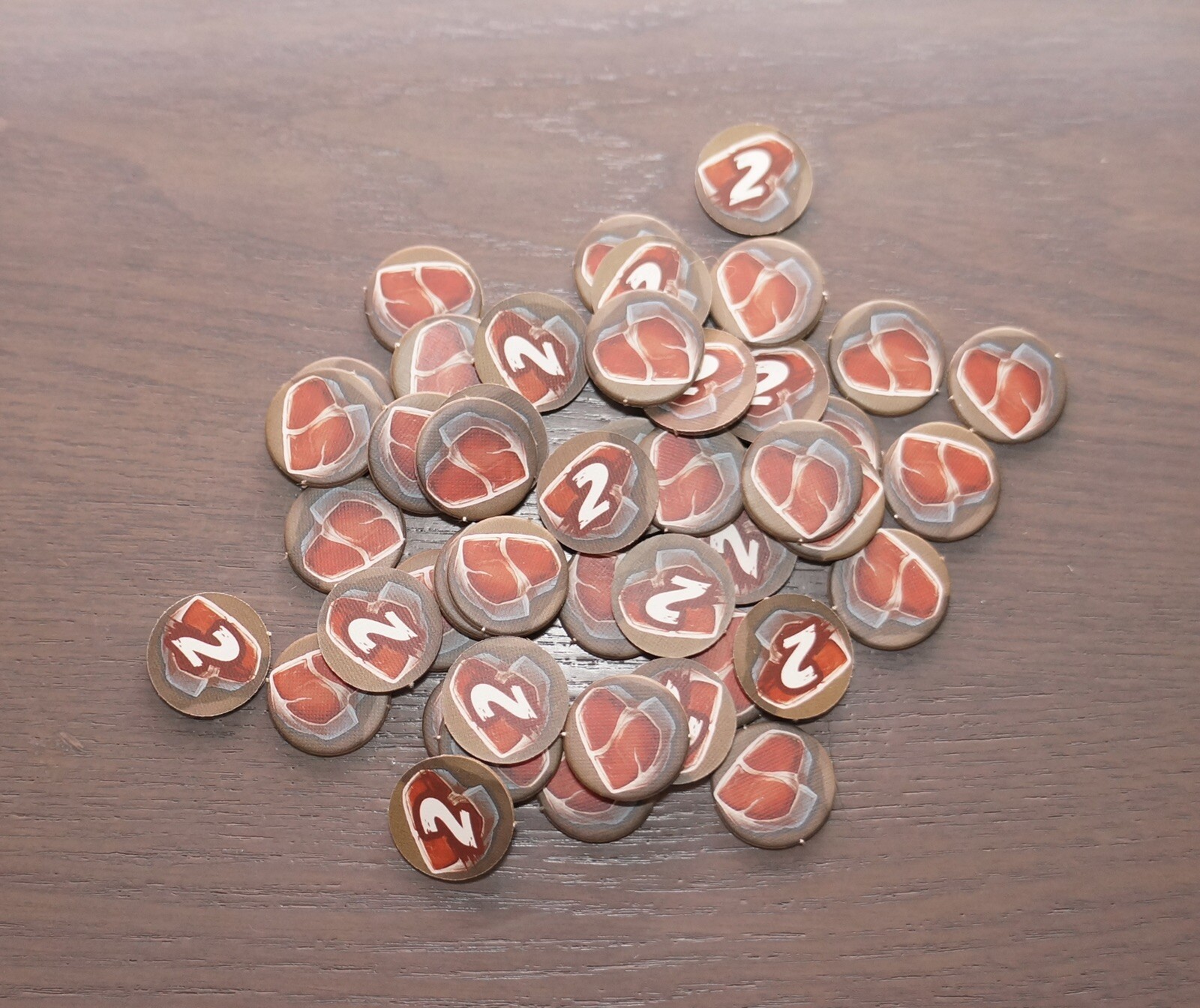 Monster Slaughter | 46 Flesh Tokens | Official Replacement Game Pieces ...