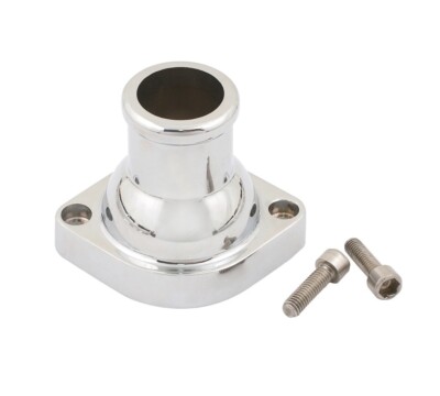 Mr. Gasket 2671, Chrome Straight Water Neck Outlet for GM/Chevrolet LS ...