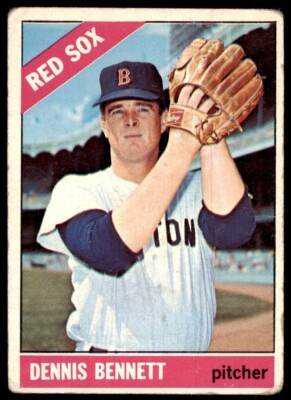 1966 Topps Dennis Bennett Boston Red Sox #491 | eBay
