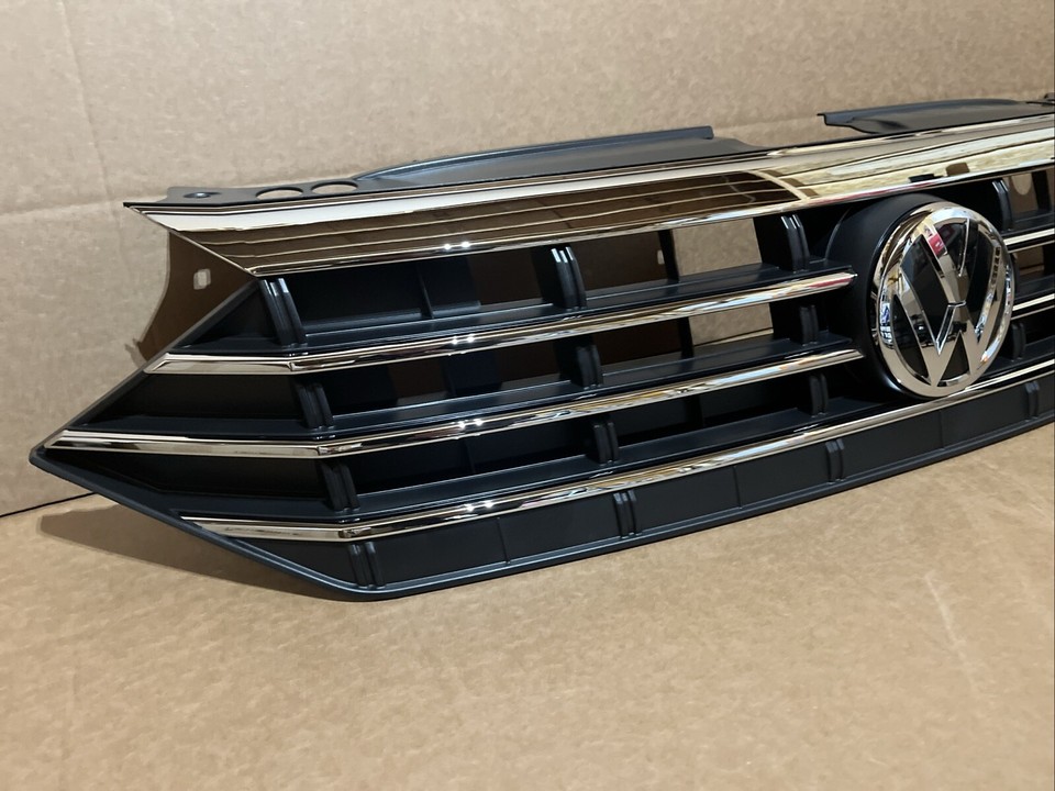 NEW for 2019-2021 VW JETTA Front Bumper Upper Grille Assembly w/ EMBLEM ...