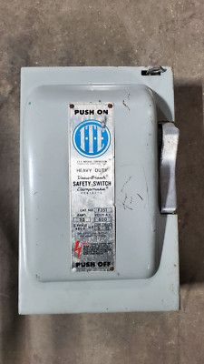 ITE Disconnect 30 Amp 600 Volt 3 Phase Cat# F351 | eBay