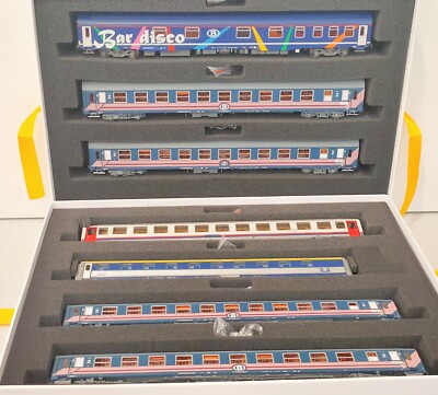 LS MODELS MW 2115 SNCB SET convoglio 7 pz SKI EXPRESS BRUSSEL SAN ...