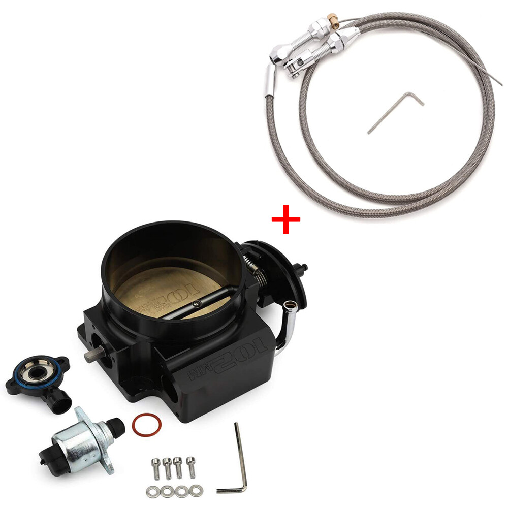 102MM LS Throttle Body with Position Sensors TPS IAC & Throttle Gas ...