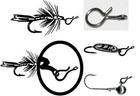6 Arnold Speed Snaps - Fast Clip Lure Clips Fast Snaps Rig Clips Lure ...
