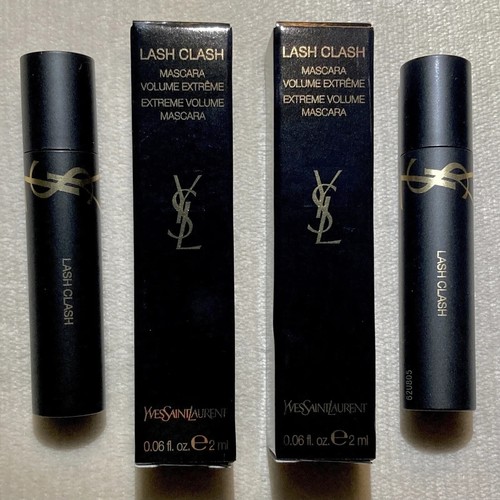 2x Yves Saint Laurent YSL Lash Clash Extreme Volume Mascara MINI 2ml ...