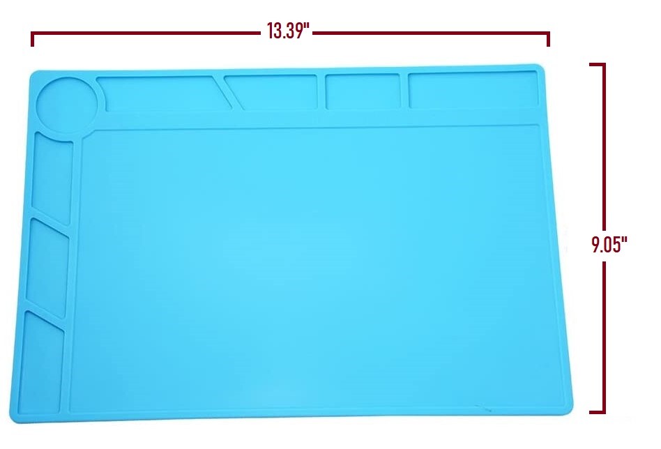Anti-Static Heat Insulation Silicone Soldering Repair Mat Phone PC Work ...