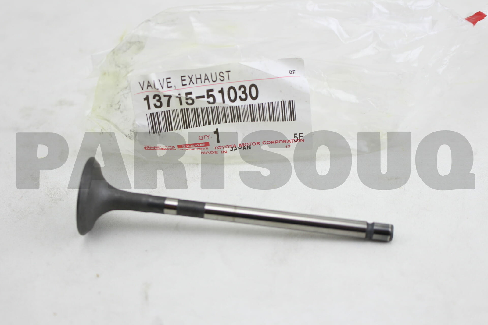 1371551030 Genuine Toyota VALVE, EXHAUST 13715-51030 | eBay