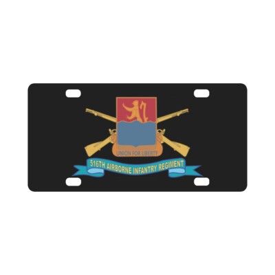 License Plate -Army - 516th Airborne Infantry Regiment w Br - DUI ...