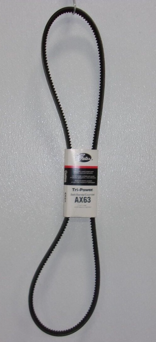 GATES TRI-POWER AX63, V-BELT, 1/2" X 65", 1700A | eBay