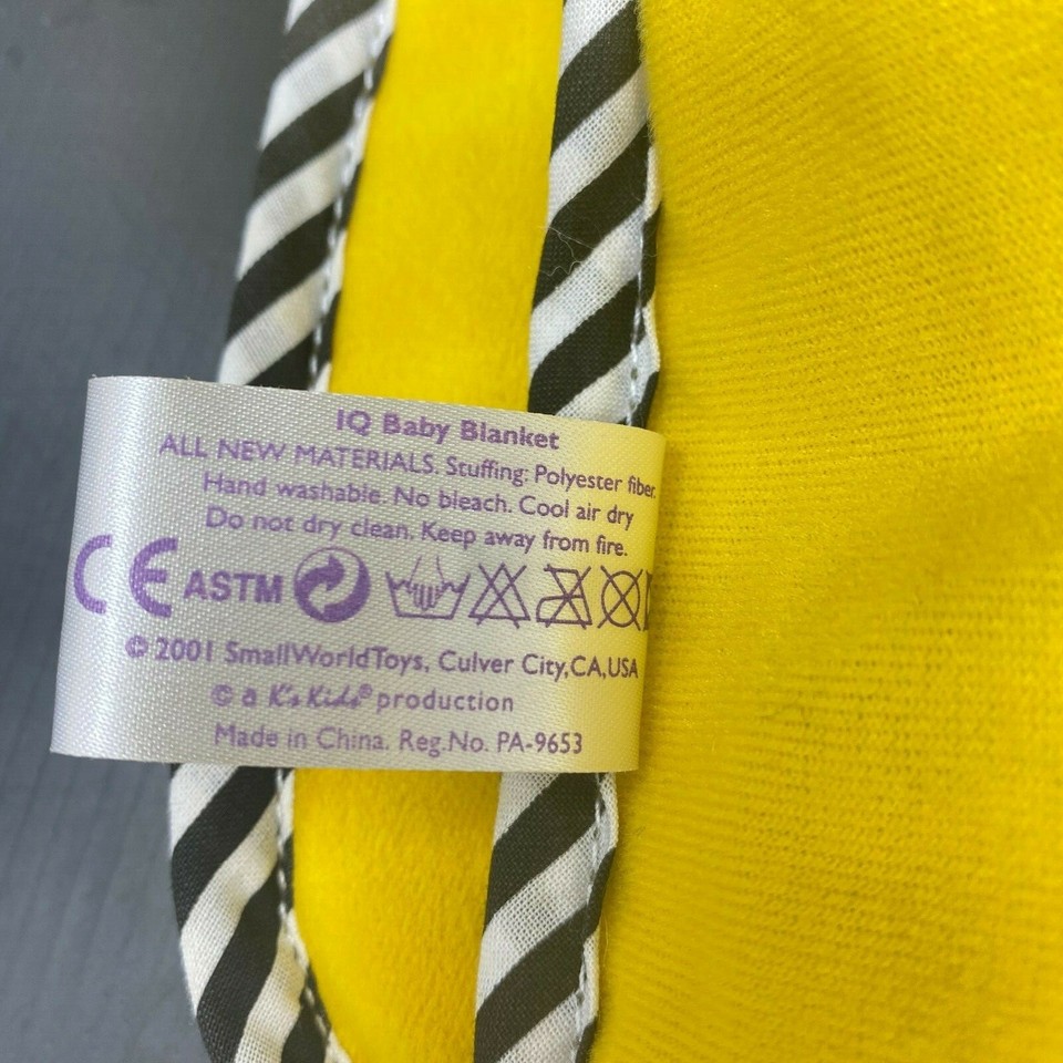 IQ Baby Activity Mat Primary Colors Fabric Button Lace Zipper Rattle ...