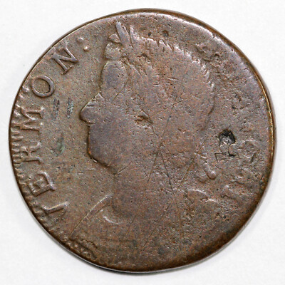 1786 RR-11 Vermont Colonial Copper Coin | eBay