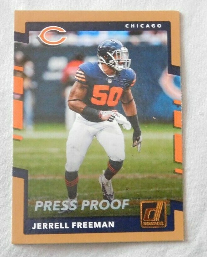 2017 Panini Donruss Press Proof Bronze Jerrell Freeman Chicago Bears #293 | eBay