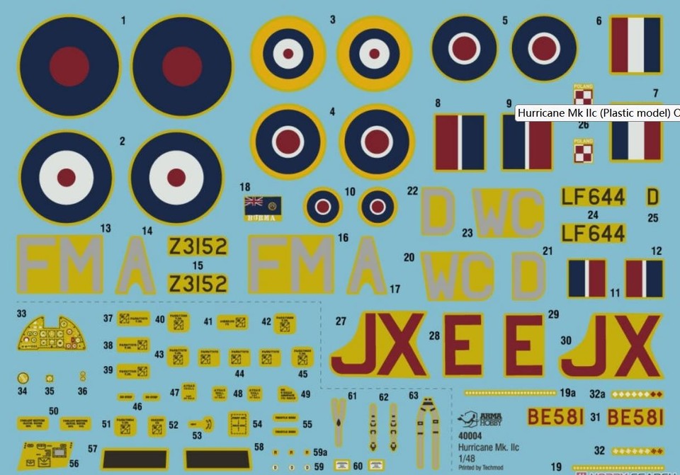 Arma Hobby 40004 1/48 scale Hurricane Mk IIc Model Kit | eBay