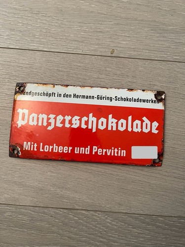 une plaque allemande panzerschokolade ww2 | eBay
