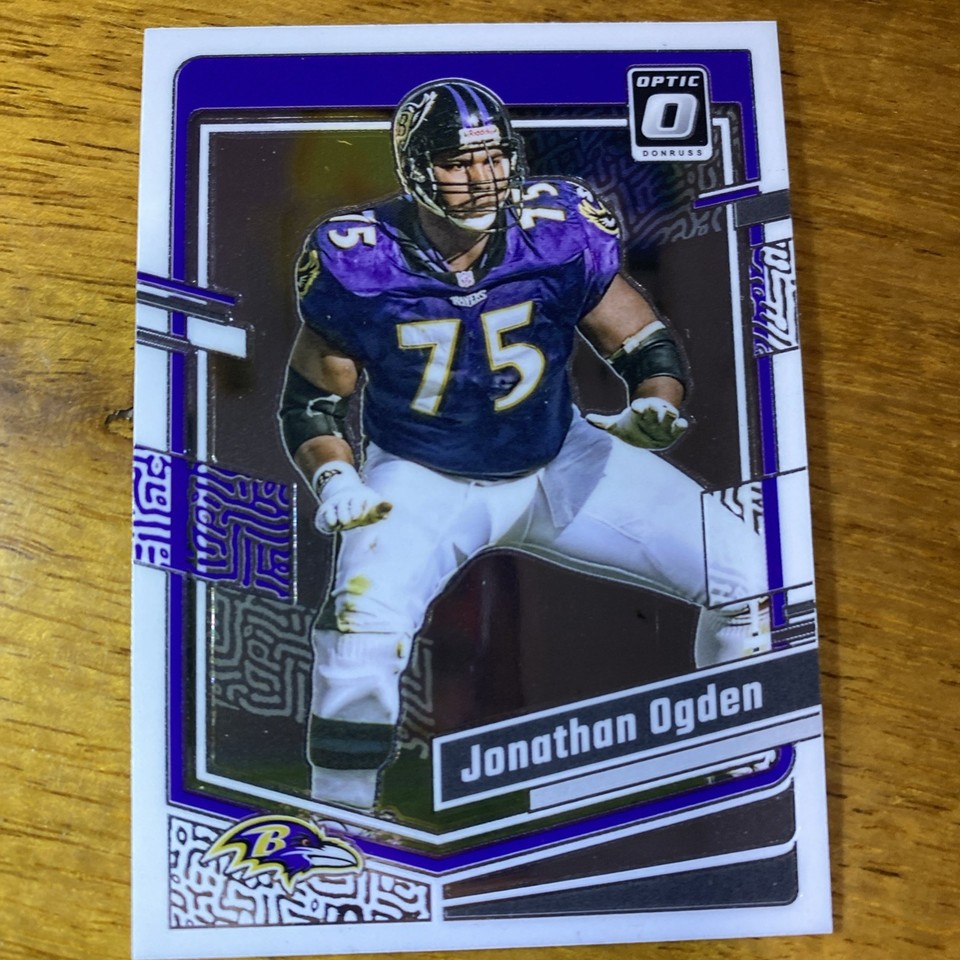 Jonathan Ogden Optic 2023 Panini Donruss Optic Football | eBay UK
