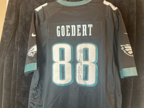 💥💥 Dallas Goedert Signed Autograph Authentic GAME PHILADELPHIA EAGLES ...