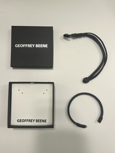 Geoffrey Beene Two Bracelet Set – 1 Silver Cuff + 1 Hook Bangle, Minimalist Gift | eBay