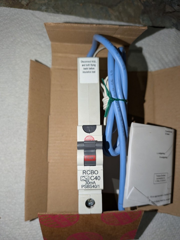Wylex PSBS 40A 10A Type C RCBO 30mA 10kA C40 C10 | eBay UK