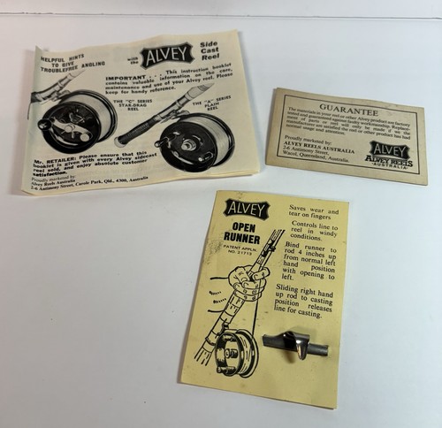 Vintage Charles Alvey & Sons 45 C1 Fishing Reel New Made In Australia ...