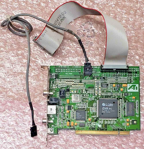 Vintage 1999 ATI PCI video decoder card for DVD playback, C-Cube ZiVA ...