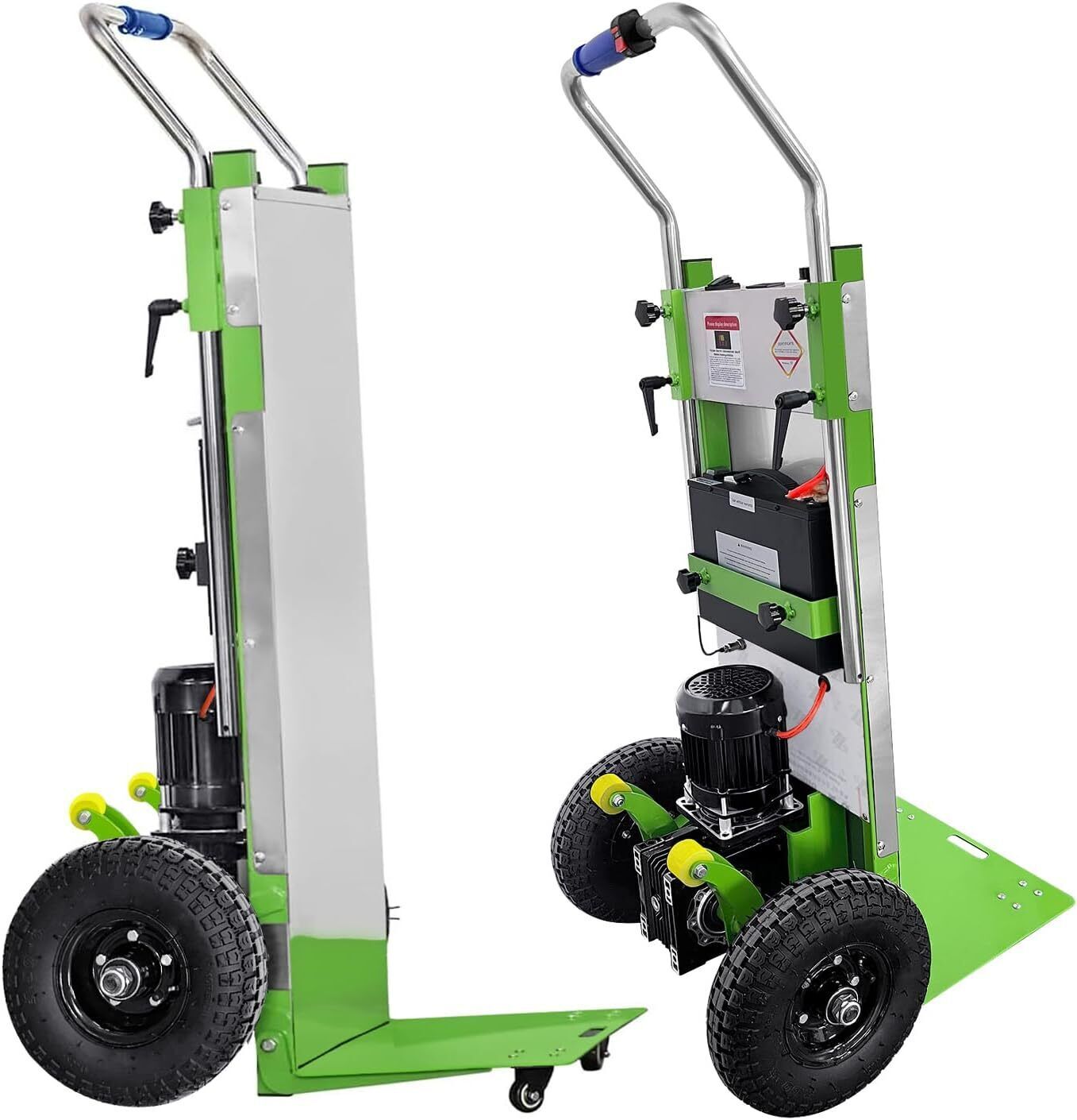 Electric Folding 1200W Stair Climbing Hand Truck Cart Dolly 880lbs. Max ...