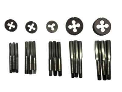 TAP DIE SET BSB BSCY CYCLE 26 TPI THREAD - 1/4"TO 1/2" - 5 SIZES TAPS ...