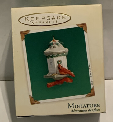 Hallmark Clever Cardinal Miniature Keepsake Ornament | eBay