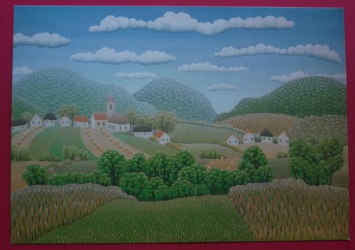 CARTE POSTALE LJUBESCICA IVAN RABUZIN REF 2288 ART NAIF | eBay