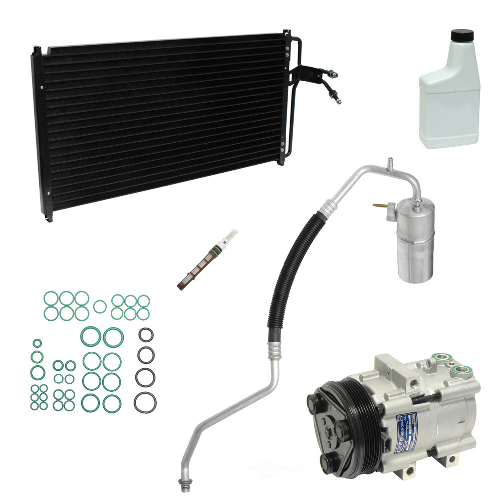 A/C Compressor Kit-Compressor-condenser Replacement Kit UAC KT 1577A ...