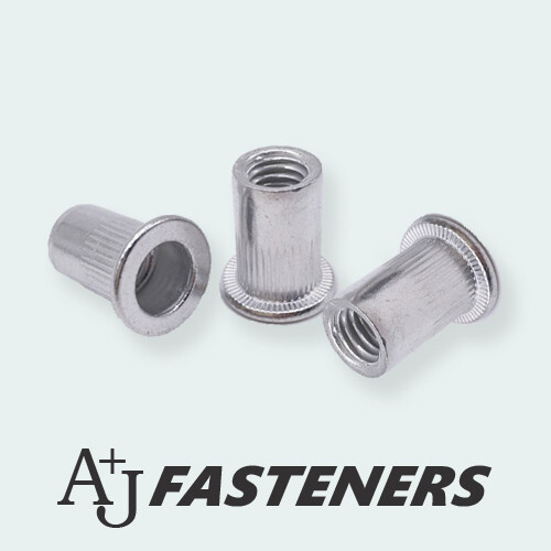 Knurled Blind Rivet Nuts Rivnuts Threaded Nutserts – Steel Blind Rivet ...